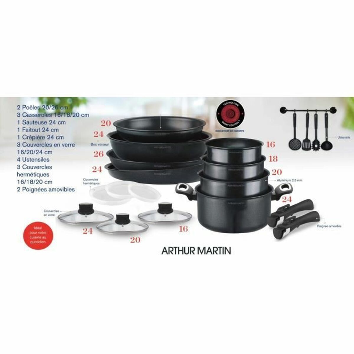 Μαγειρικά Σκεύη Arthur Martin | PerfettaCasa